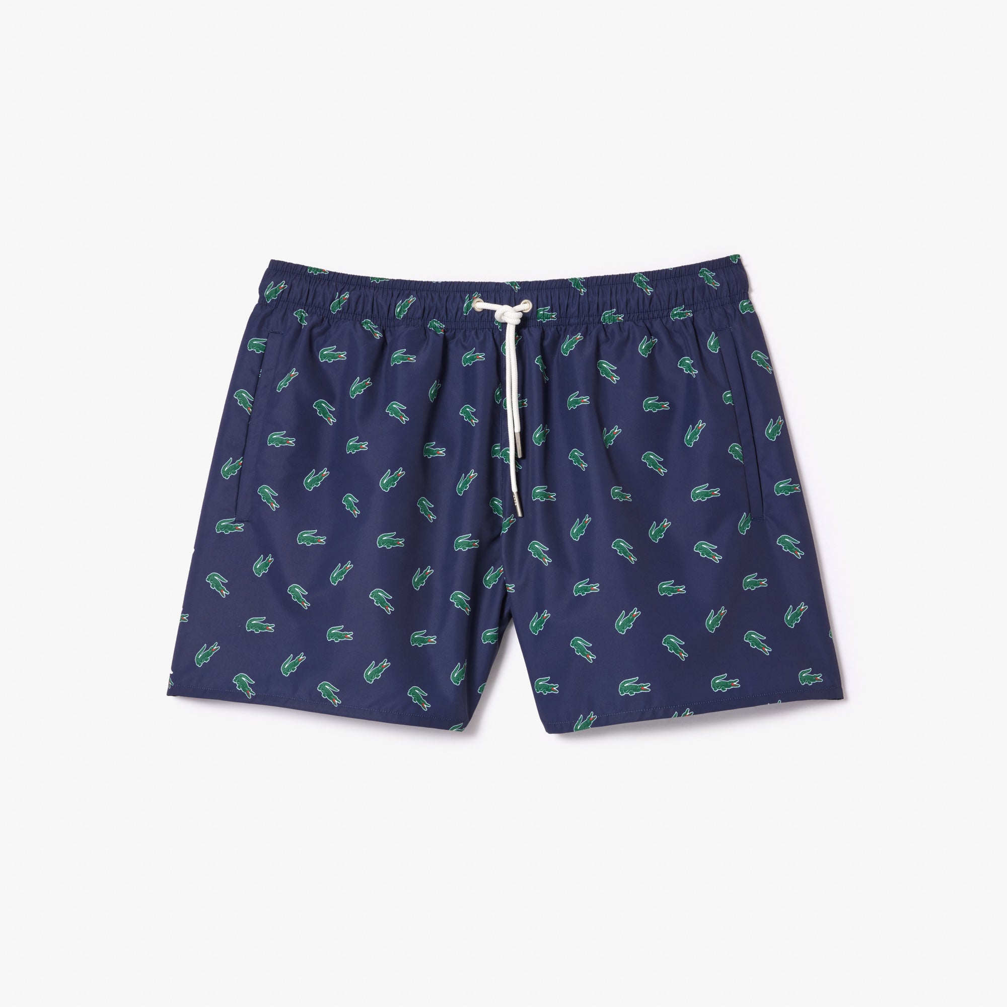 Lacoste Men's Patterned Navy Blue Swimsuit – Lacoste Nigeria